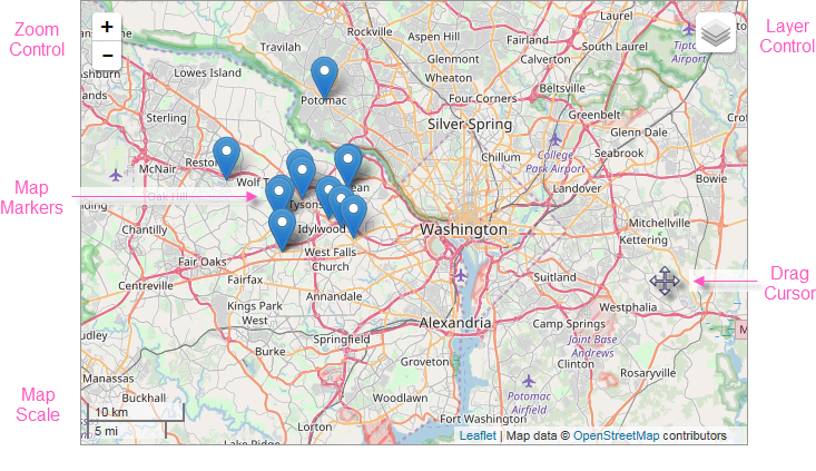 Leaflet Maps Logi Analytics